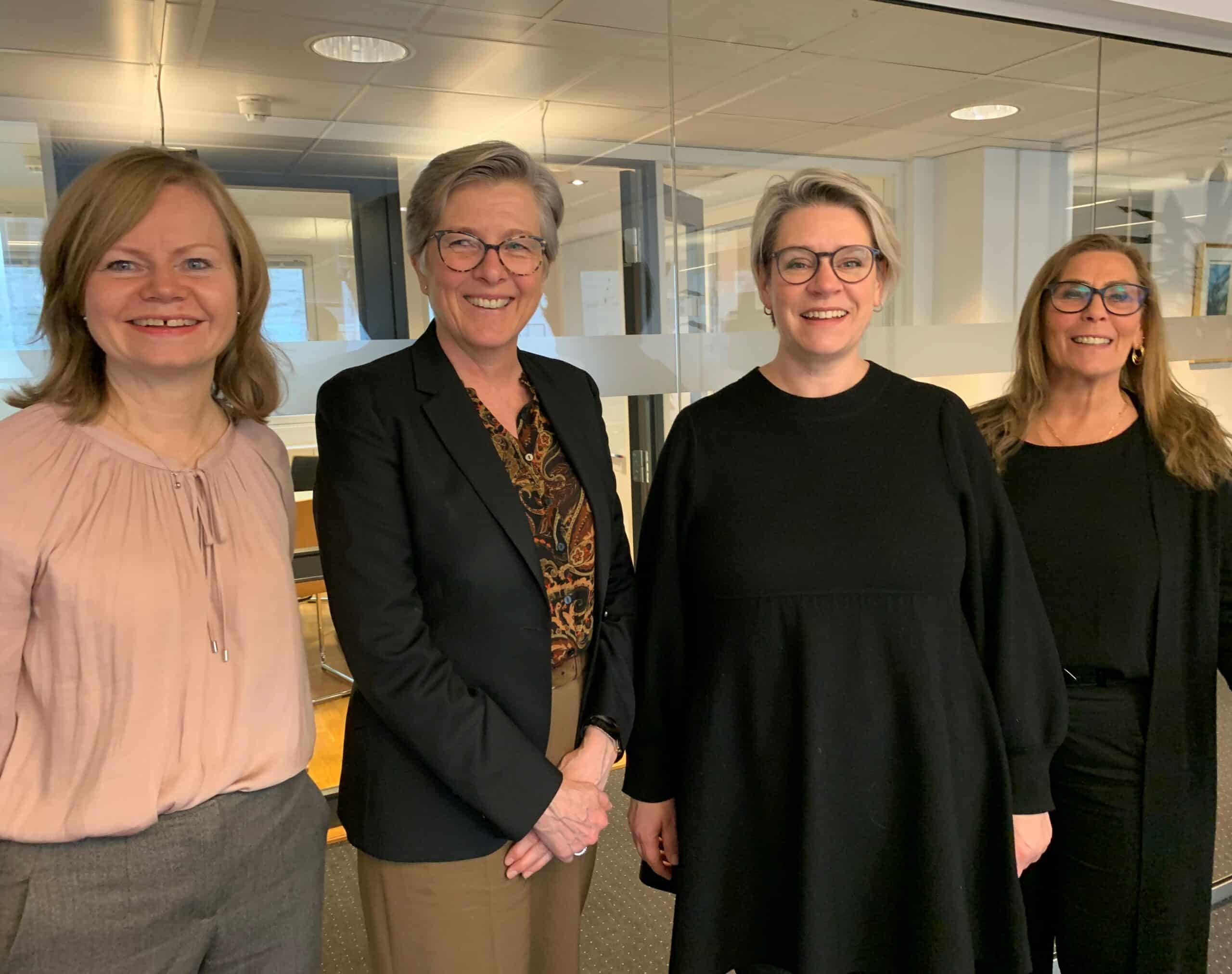 Mjøs Persen besøkte Senter for seniorpolitikk - Kunnskapssenter for lengre arbeidsliv